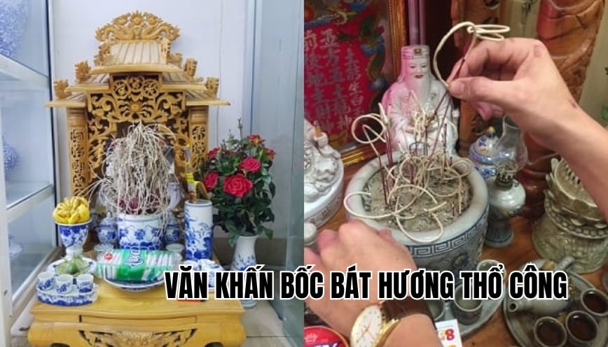 Văn khấn bốc bát hương Thổ Công cùng cách sắm lễ chu đáo